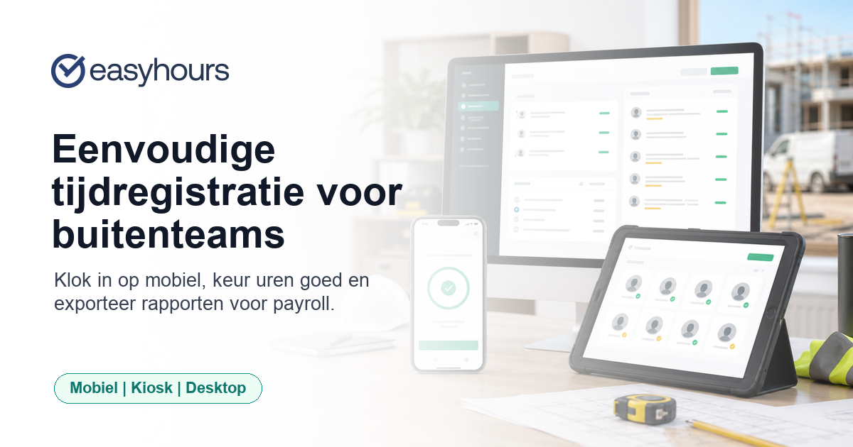 Urenregistratie Excel – gratis urenstaat templates 2026 | EasyHours ...
